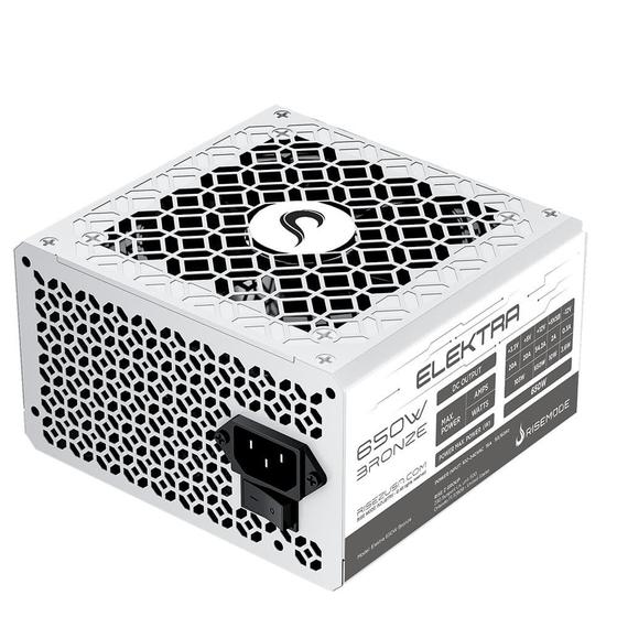 Fonte Gamer Rise Mode Elektra, 650W, Bronze, Full Modular, PFC Ativo, Branco - RM-PSU-ELKM-650-W ...