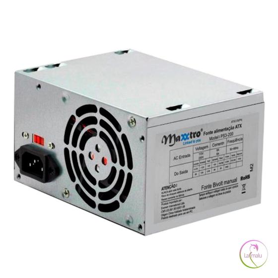 Fonte Maxxtro 230W 20/24 Pinos PS3-200 O&M - Fonte de Alimentação ...