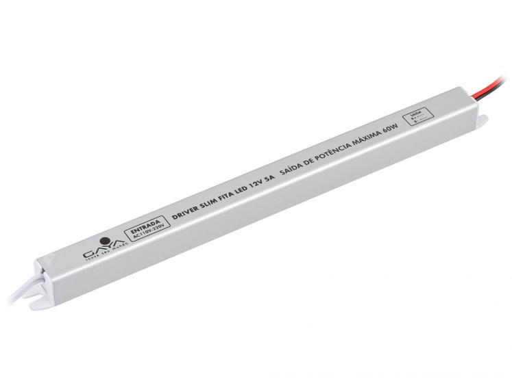 Fonte para Fita de LED Slim 12V 5A Gaya - Driver - Fita de LED ...