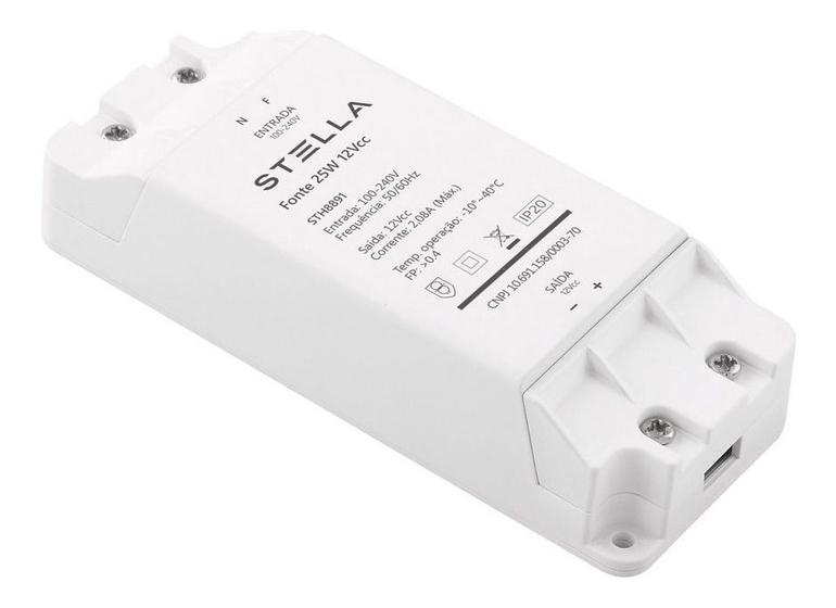 Fonte Para Fita De Led Stella 25w Dc 12v Sth8891 - Peças e Acessórios ...
