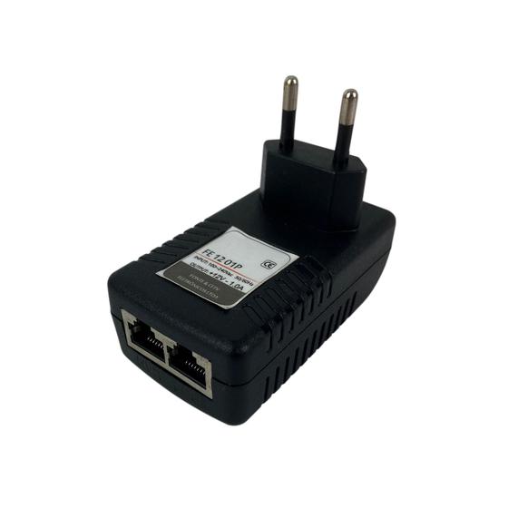 Fonte POE Chaveada para equipamento de Internet via rádio CPE 12V x 1A ...