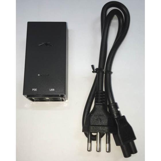 Fonte ubiquiti poe 24 12w br injector 24vdc 12w 0 5amp - Fonte de ...