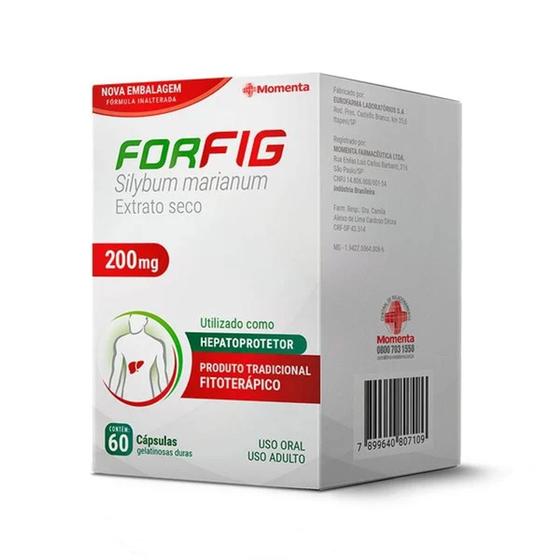 Forfig 200mg Com 60 Cápsulas - Medicamentos - Magazine Luiza