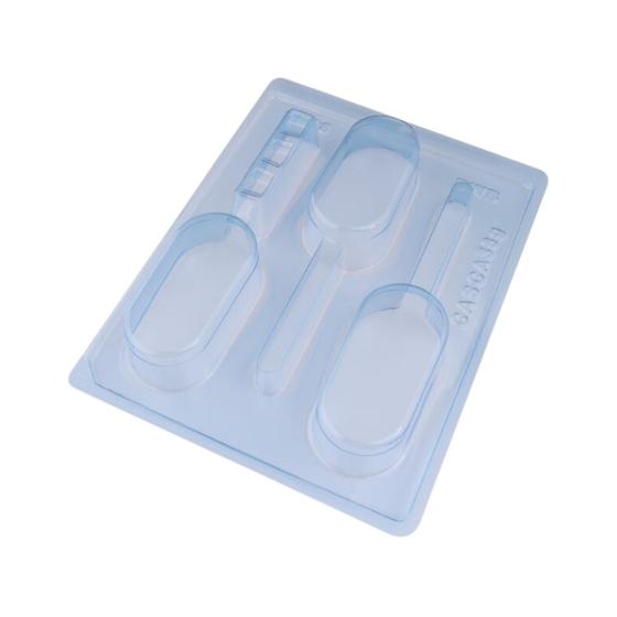 Forma Chocolate 03 Partes Paleta Gourmet Bwb Cod:9818 C/ 1un - Forma de ...