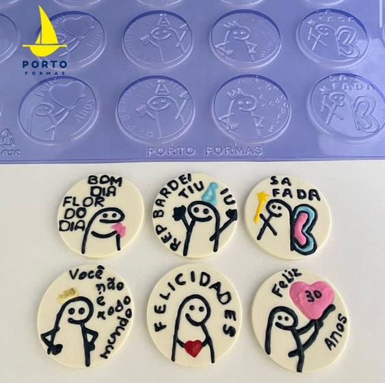 Forma De Acetato Folha De Modelagem: Flork Meme Apliques 892 - Porto ...