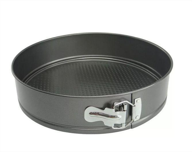 Forma De Bolo Redonda Antiaderente Com Fundo Removível Torta - Formas e ...