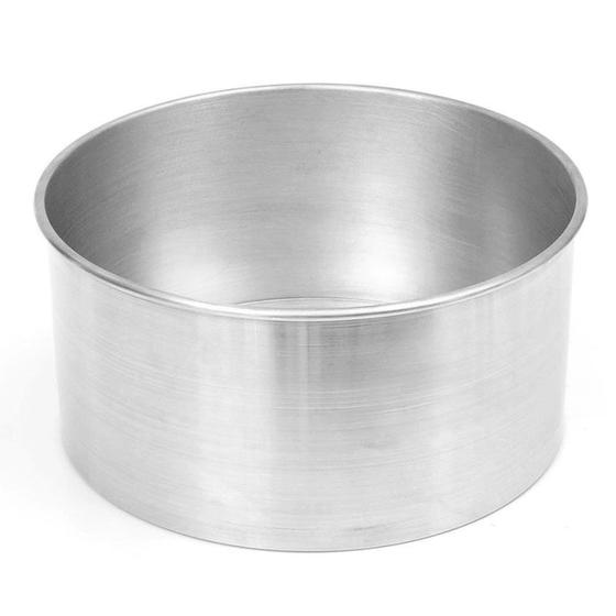 Forma de Bolo Redonda Fundo Fixo (Altura 15cm) - Dona Lella - Forma ...