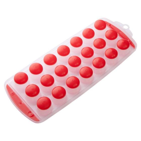 Forma De Gelo Plástico Fundo Silicone Flexível 21 Cavidades - Clink ...