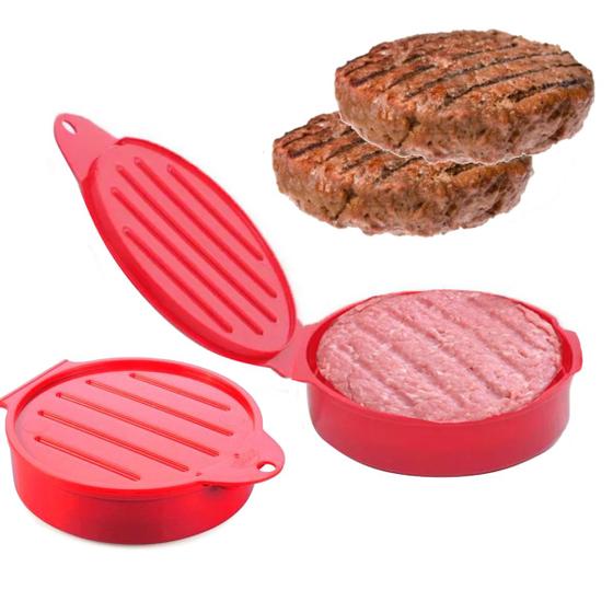 Forma de Hambúrguer Artesanal Profissional Simples ou Recheado - kit 2 ...