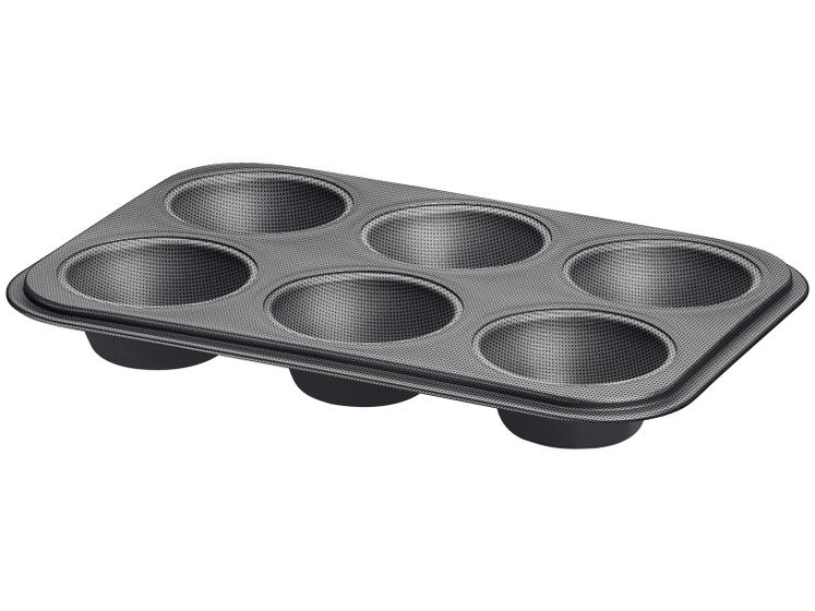 Forma de Muffins e Cupcakes em Alumínio Retangular Starflon Max 6 ...