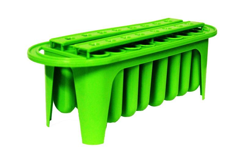 Forma de Picole Picoleteira Com Guia Para Palito 16 PICOLES Laranja ...