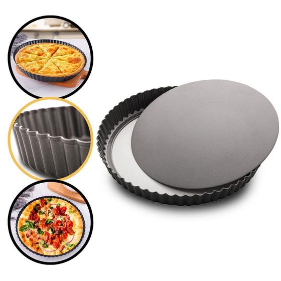 Forma de Torta 24cm Qualidade e Versatilidade Fundo Removível - Casa ...