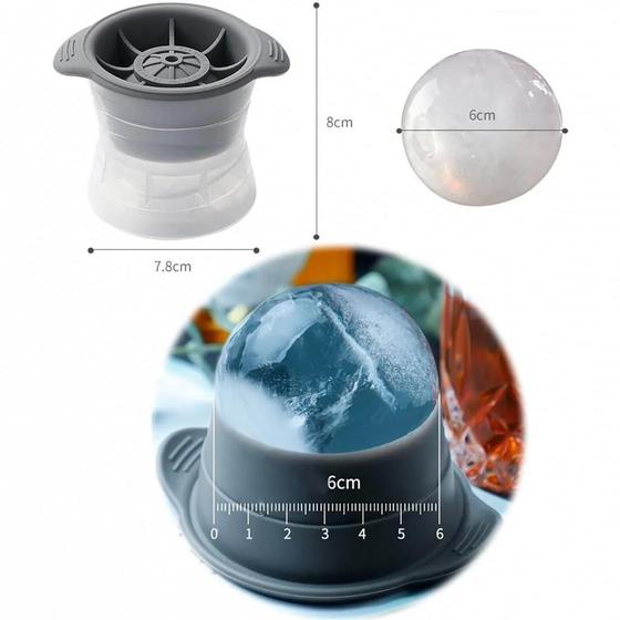 Forma Gelo Esfera Bola Redonda Grande Gigante Whisky Drinks - home in ...