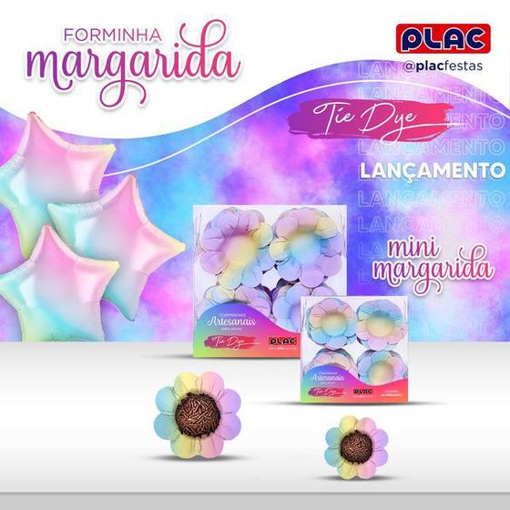 Forma p/ Doce Margarida Caixa c/40 Unidades - PLAC (DIVERSAS CORES ...
