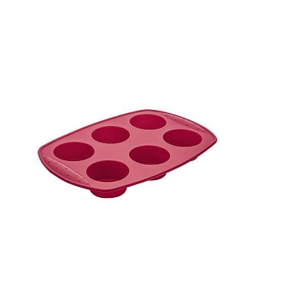 Forma para 6 mini bolos redondos de silicone - Euro - Forma / Assadeira ...