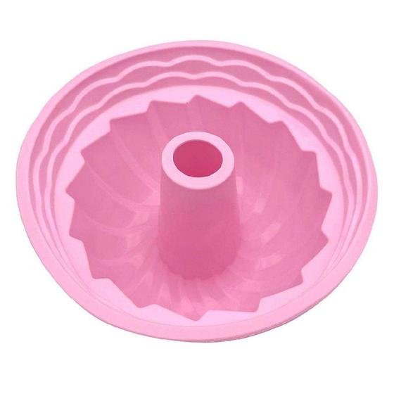 Forma para bolo em silicone 23 cm - DL FESTAS - Formas e Assadeiras ...