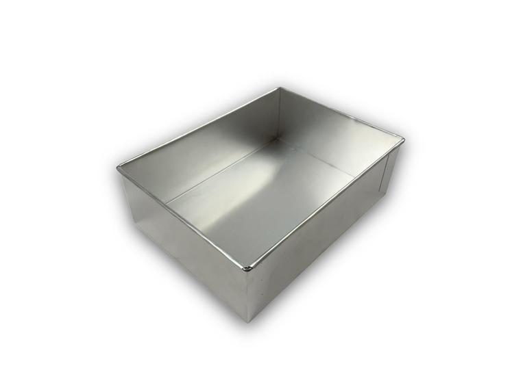 Forma para bolo retangular alta 30x22x10 alumínio - DESTAC FORMAS ...