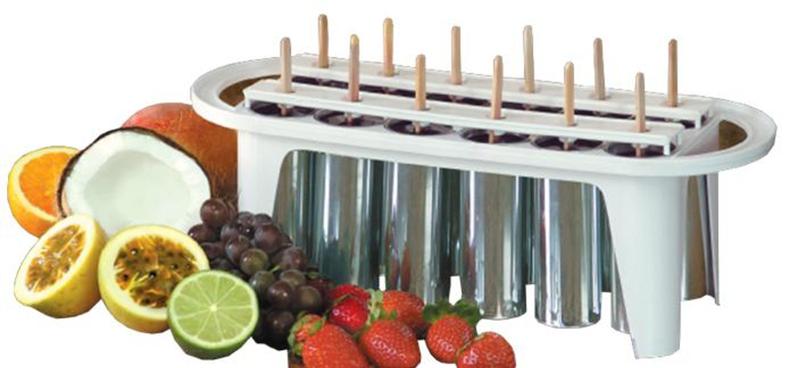 Forma Picoleteira de Alumínio 12 copos - Gallizzi - Forma de Picolé ...