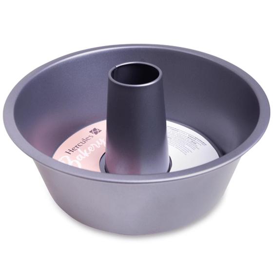 Forma redonda de bolo Bakery com furo para assar antiaderente 26x11 ...