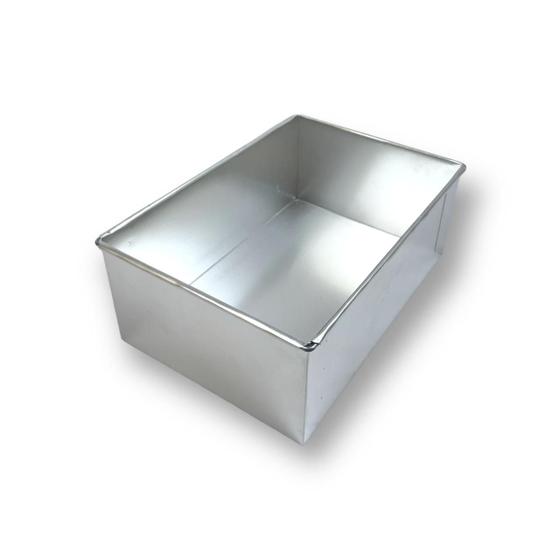 Forma retangular para bolo alta 25x17x10 alumínio - DESTAC FORMAS ...