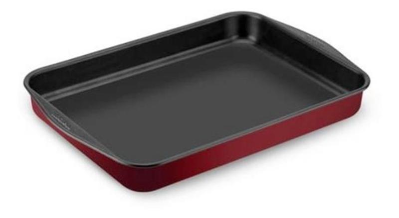 Forma Retangular Rochedo R3 38 X 26 Cm - Vermelho - Formas e Assadeiras ...