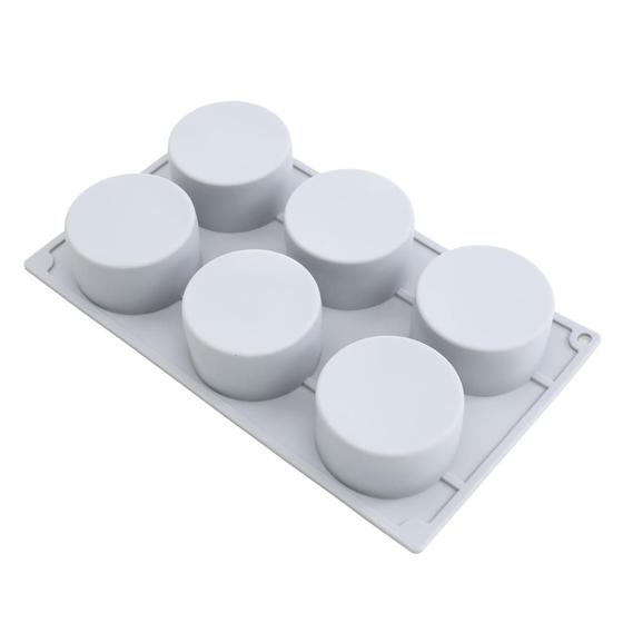 Forma Silicone Monoporção Cilindro 6 Cavidades 1un 78000527 - Cromus ...