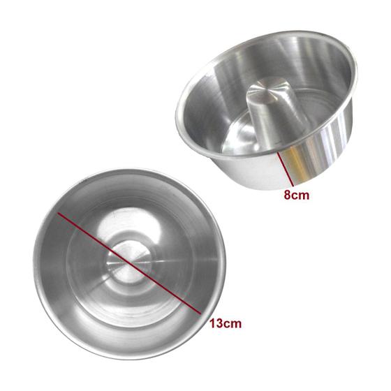 Forma Torta Suiça e Pudim 13x8cm - Unid. - Metasa - Formas e Assadeiras ...