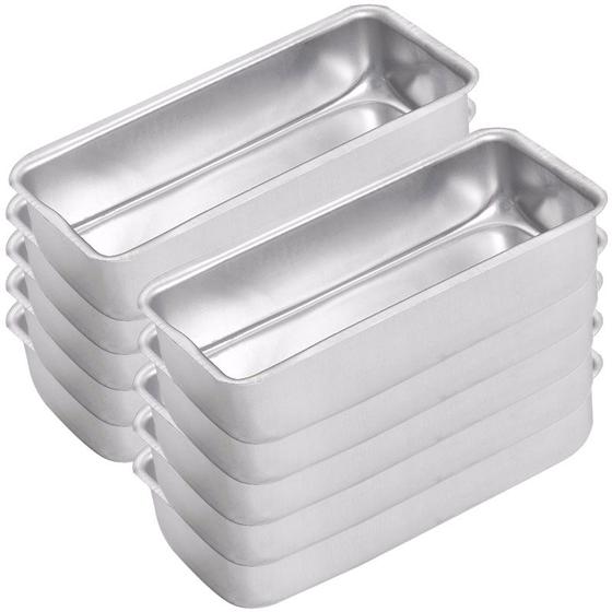 Formas para Pão e Gelo Polido 24 Cm Kit com 10 Peças Asj - Forma de ...