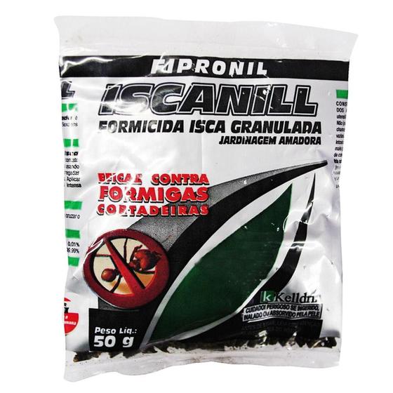 Formicida Granulado Iscanill 50GR - Kelldrin - Formicida - Magazine Luiza