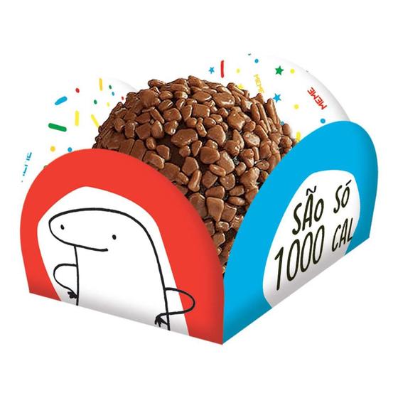 Forminhas de Brigadeiro Docinhos Meme Flork Festa 40 Unid - Fantasias ...