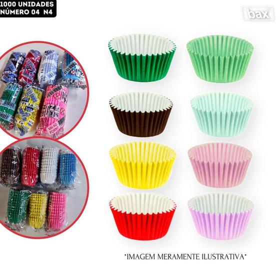 Forminhas Formas de Papel para Brigadeiro Docinhos Forneável Bax ...