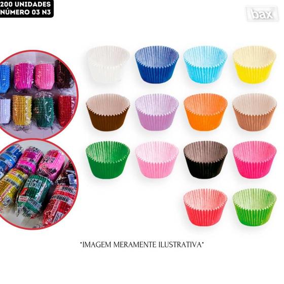 Forminhas Formas de Papel para Trufas Docinhos Forneável Bax - Número ...