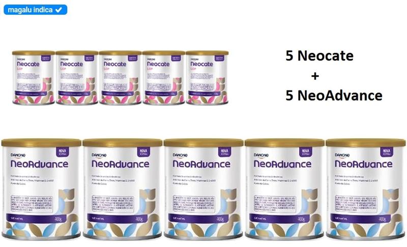 Fórmula Infantil 5 Neocate + 5 Neoadvance - NF - Validade 2026 - Danone ...