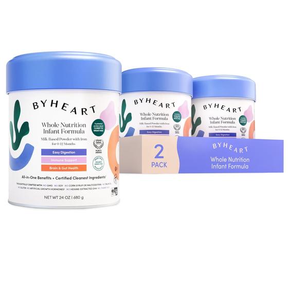 Fórmula Infantil ByHeart Whole Milk 0-12 Meses - Pacote com 2 Unidades ...