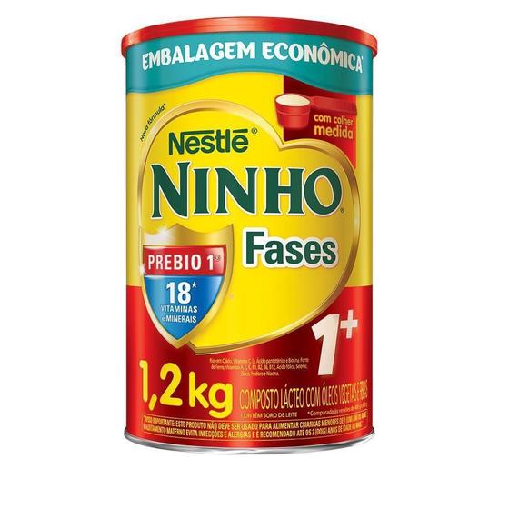 Fórmula Infantil Em Pó Nestlé Ninho Fases 1+ Em Lata 1.2Kg - Nestle ...