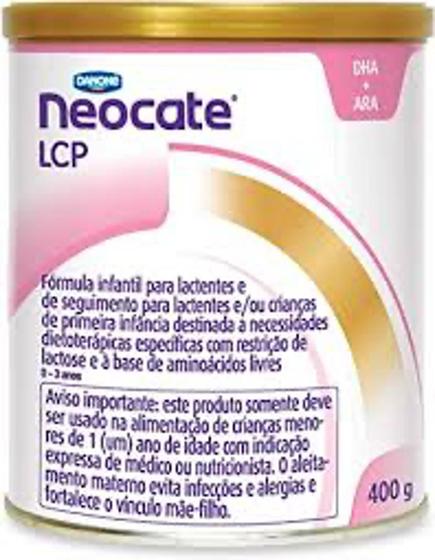 Fórmula infantil Neocate lcp com 5 latas - Danone - Fórmula Infantil ...