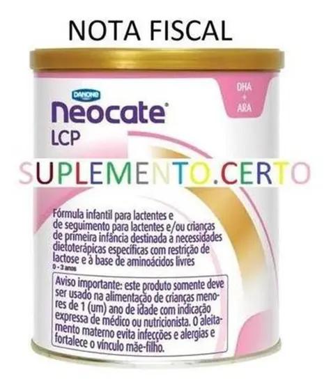 Fórmula Infantil Neocate Original LCP - 400g - danone - Fórmula ...
