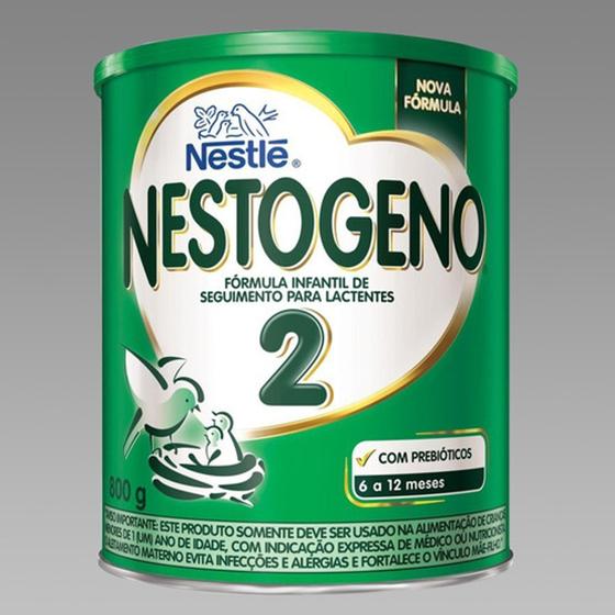 Fórmula Infantil Nestogeno 2 Lata 800g - nestle - Fórmula Infantil ...