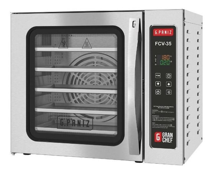 Forno Convector Gran Chef FCV35 Vapor 5 Inox 220V G.Paniz - Gpaniz ...