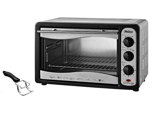Forno Elétrico Philco 32L3 Steel 30L - com Timer - Forno Elétrico ...