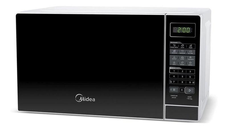 Forno Micro-ondas 20l Preto E Branco Midea Mras21 - Micro-ondas ...