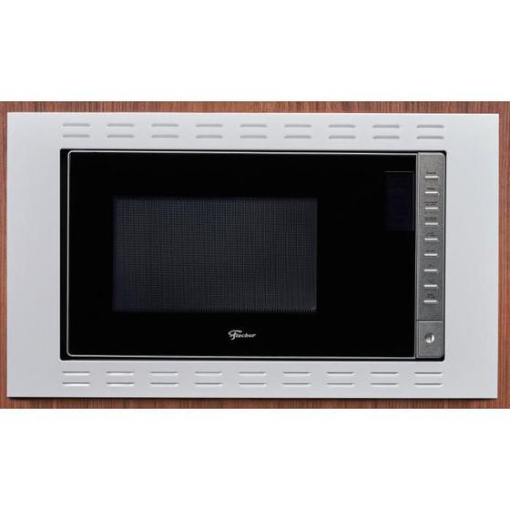 Forno Micro-ondas Fischer Fit Line Embutir 25l Frontal Branco 220V ...