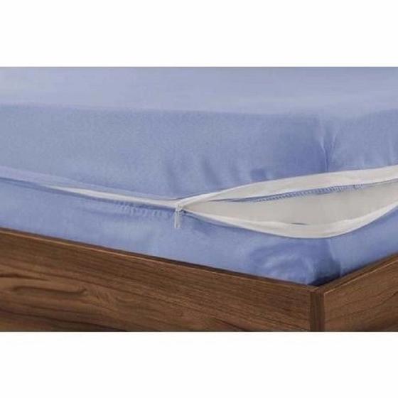 Forro de Cama Casal Poliéster com Zíper 30cm de Altura - Nura - Capa ...