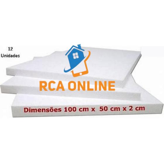 Forro De Isopor Eps Liso Para Teto 1000x500x20mm - 12 Placas ...