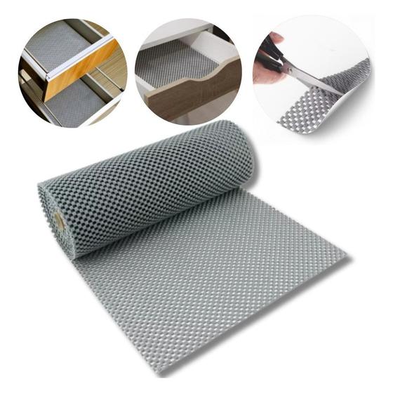 Forro para Gaveta Antiaderente PVC Antiderrapante Rolo 30 x 460cm ...