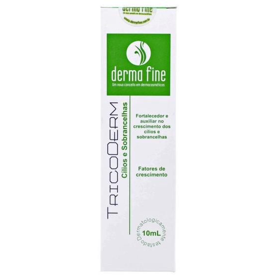 Fortalecedor de Cílios Sobrancelhas Tricoderm Dermafine 10ml - Derma ...