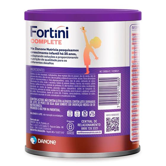 Fortini Complete Chocolate - 800g - DANONE - Complemento Alimentar ...