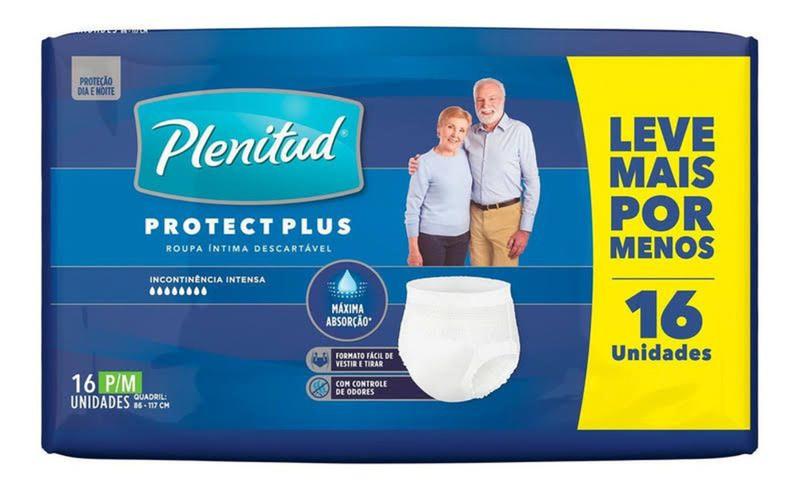 Fralda Adulto Plenitud Protect Plus Roupa Intima Descartável Unissex P ...