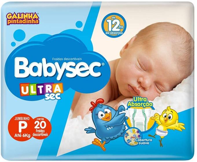 Fralda babysec ultra jumbinho 20un p - Fralda Descartável - Magazine Luiza