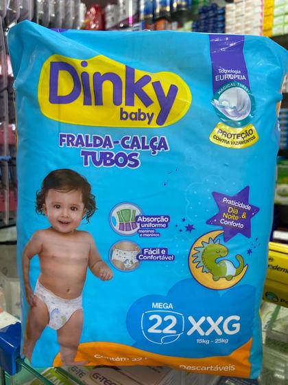 Fralda Calça Tubos Dinky Baby XXG - Fralda Descartável - Magazine Luiza